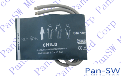 NIBP cuffs with all sizes, Mindray, Philips, Datex, Ohmeda, GE, Drager ...