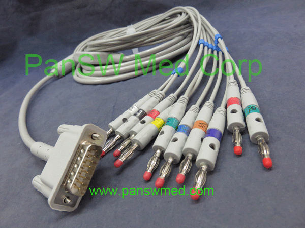 HP Philips M3703A M3702A ECG machine patient cable