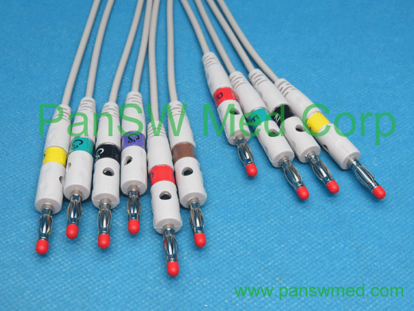 ECG color coding; leadwires