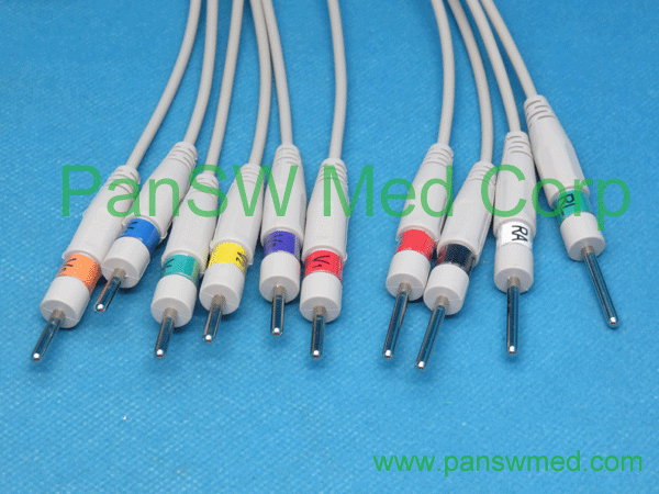 Medtronic/Physio Control integrated 10 lead ECG cable with leadwire