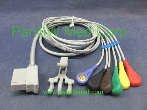 Medtronic/Physio Control integrated 10 lead ECG cable with leadwire