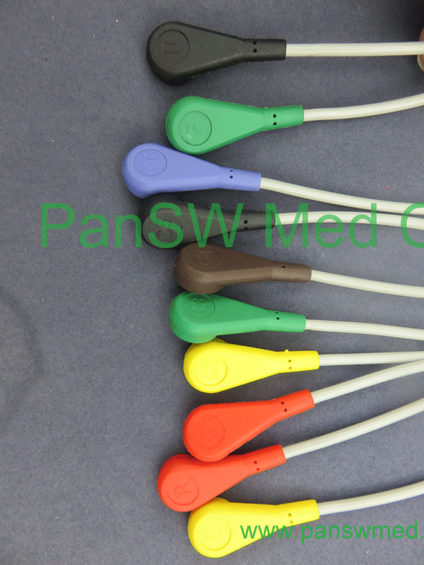 Medtronic/Physio Control integrated 10 lead ECG cable with leadwire