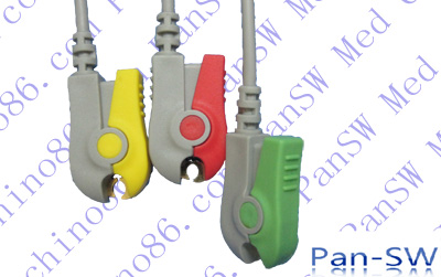 ECG color coding; leadwires