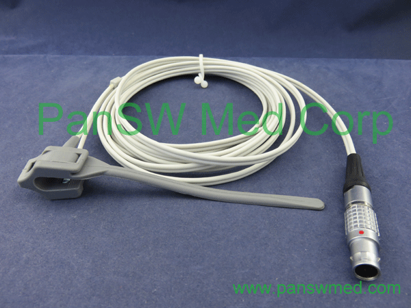 Invivo Spo2 Sensor, adult, pediatric, clip, silicone soft, M12, M8