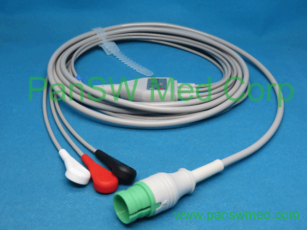 compatible CU medical defibrillator ECG cable
