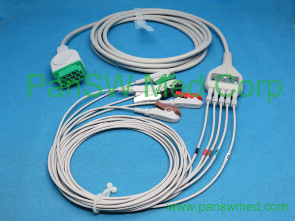gallery for compatible GE Medical ECG cables trunks leads