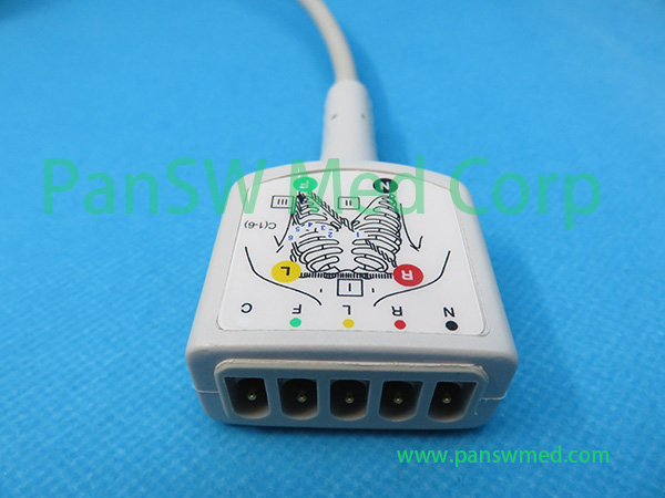 compatible GE vivid ECG cable