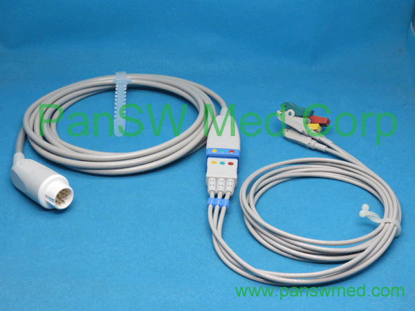 Philips M1663A M1949A ECG trunk cable